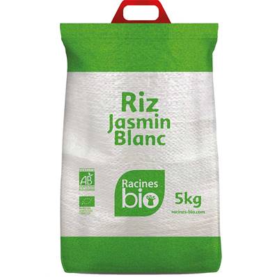 Riz Jasmin Blanc RACINES BIO 5 kg