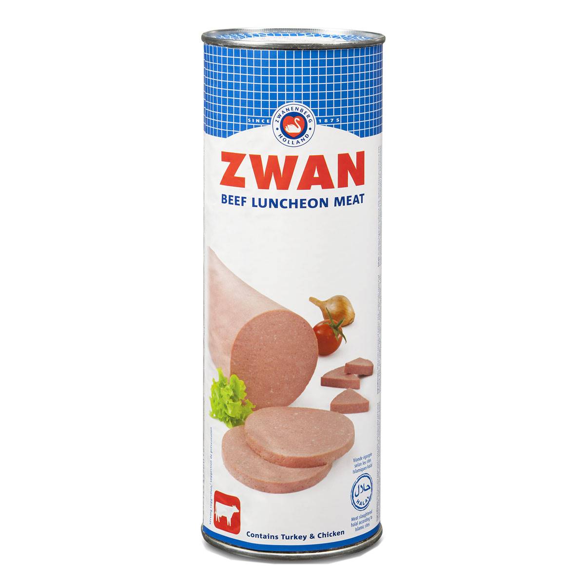 Luncheon meat ZWAN Boeuf 850 g halal