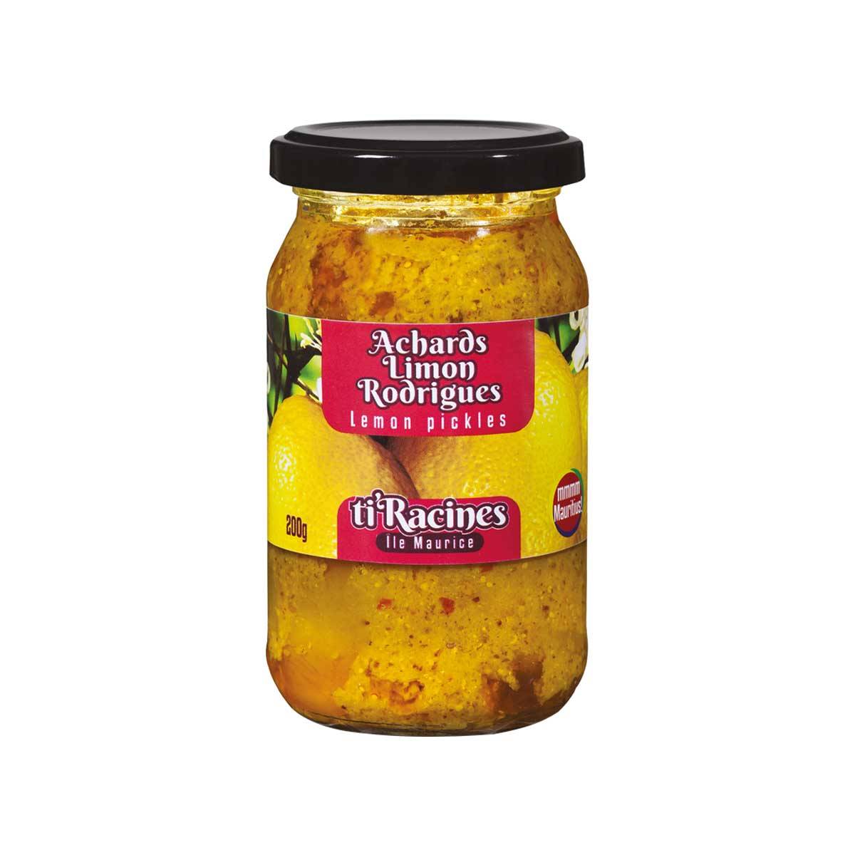 Achards limon rodrigues TI'RACINES 200 g